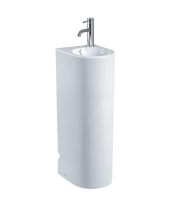 China Mocee H310 Pedestal Basin 290×330×850mm – Ceramic Bathroom Wash Basin with Stand for sale