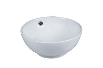 China Mocee C164 Countertop Art Basin 410×410×180mm – Ceramic Vessel Bathroom Sink for sale