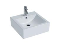 China Mocee C179 Countertop Art Basin 460×460×160mm – Ceramic Vessel Bathroom Sink for sale