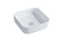 China Mocee C316 Countertop Art Basin 390×390×130mm – Ceramic Vessel Bathroom Sink for sale