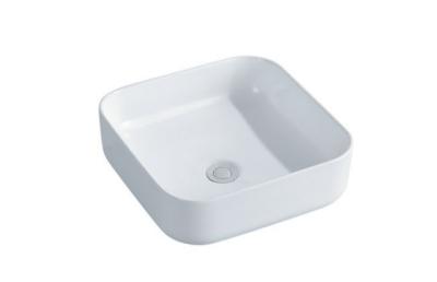 China Mocee C316 Countertop Art Basin 390×390×130mm – Ceramic Vessel Bathroom Sink for sale