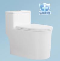 China Mocee YT-297 One Piece Toilet with Turbo Waterfall Flush & Anti-Bacterial Glaze for sale