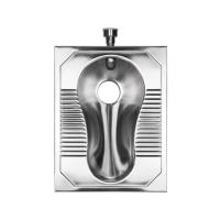 China Mocee KG-S201B Stainless Steel Squatting Pan 304/316 Stainless Steel Toilet Pan for Public Bathrooms for sale