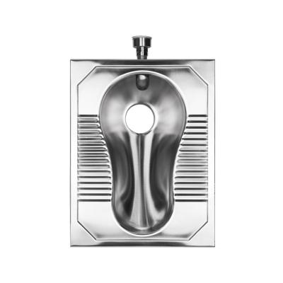 China Mocee KG-S201B Stainless Steel Squatting Pan 304/316 Stainless Steel Toilet Pan for Public Bathrooms for sale