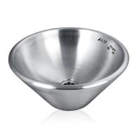 China Mocee KG-L402 Commercial Stainless Steel Countertop Basin 304/316 Stainless Steel Wash Basin for sale