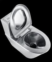 China Mocee KG-T112B Commercial Stainless Steel Toilet with Anti-Vandal Design & Powerful Siphon Flush for sale