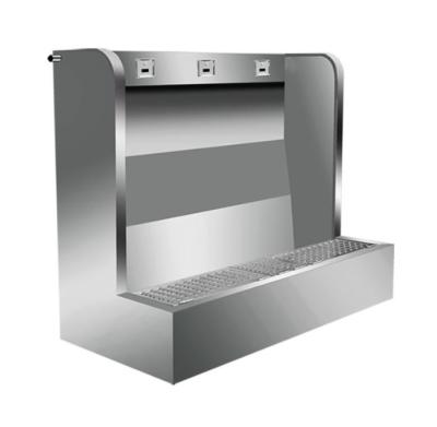 China Mocee KG-BC205 Commercial Stainless Steel Urinal Trough 304/316 Stainless Steel Trough Urinal System for sale