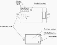 China Planar Antenna 10Lux 50Lux Motion Sensor On Off Switch for sale