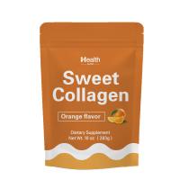 China Hydrolyzed Orange Flavored Collagen Powder Supplements 10oz 283g In Bulk for sale