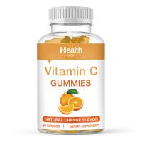 China 60ct Oem Gummies Vitamin C Natural Orange Flavor For Adult Immune Defense for sale