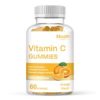 China Collagen Boosting Orange Vitamin C Gummies Immunity Dietary Supplement Non GMO Gluten Free for sale