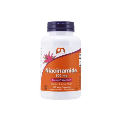 China Health Glow Niacinamide 500mg Vitamin B3 Supplement - Flush-Free Energy Support | Vegan Capsules for sale