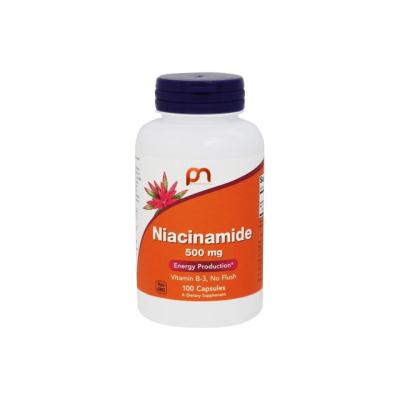 China Health Glow Niacinamide 500mg Capsules | 100 Count for Energy Production & No Flush Vitamin B-3 | Non-GMO Dietary Supplement for sale