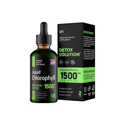 China Premium Dietary Supplement Chlorophyll Drops Detox Solution for Skin, Breath & Energy for sale