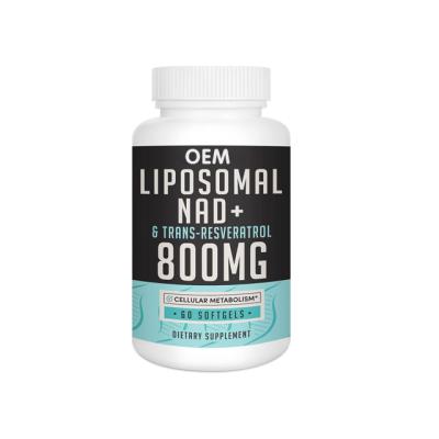 China Liposomal Oral NAD+ Supplements Trans Resveratrol 800mg Softgels for sale