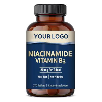China Niacinamide Vitamin B3 Tablets 270pcs Immune Skin Support Supplement for sale