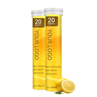 China Vitamin C Effervescent Tablets 500mg/1000mg Customizable for Immunity Support for sale