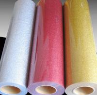 China 100um 22 Colors Rainbow Heat Transfer Vinyl For Safety Clothing for sale