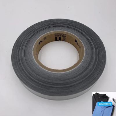 China Thickness 50UM Traceless Clothing Black Adhesive Film for sale