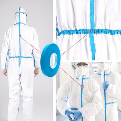 China Ventilation Non Woven Protective Clothing Tape 2cm Width 0.16mm Thickness for sale