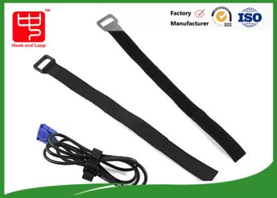 China 200 * 20MM Black Logo Printing Straps 100% Nylon Good Hand Feel for sale