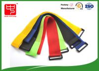 China Custom Logo Printing Loop And Hook Straps Yellow Color Use For Clearing Mess for sale