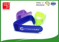 China Nylon Mix Polyeste Velco Cable Ties , Wire Ties With Logo Printed Any Color for sale