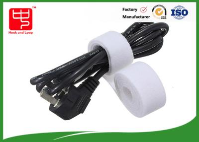 China Hook loop Double Sided  Roll for Computer cord wrap , 25m / roll for sale