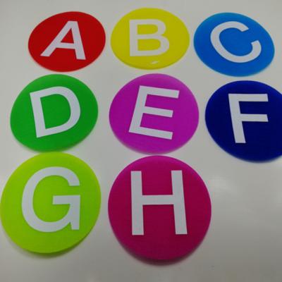 China Fire Retardant Hook And Loop Tape Cute Carpet Markers For Classroom for sale