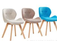 China Beech Wooden Chair With High Density And High Resilience Foam Cushion for sale