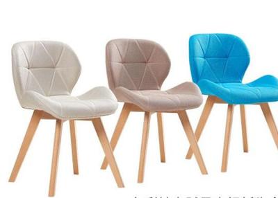 China Beech Wooden Chair With High Density And High Resilience Foam Cushion for sale