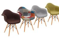 China Beech Leg Eames Style Dining Chair Lightweight For Home And Office for sale