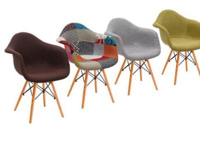 China Beech Leg Eames Style Dining Chair Lightweight For Home And Office for sale