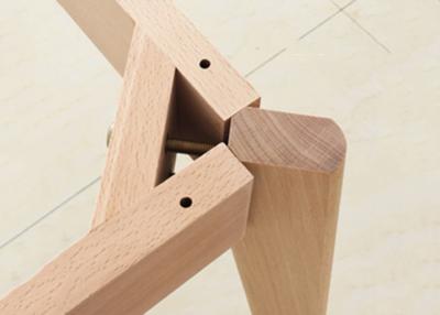 China Clear Texture Beech Wood Legs , OEM ODM Eames Chair Wooden Legs for sale