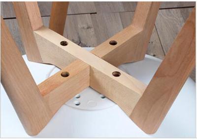 China Solid Beech Wood Legs , Wooden Dining Chair Legs Strong Nail Holding Force for sale