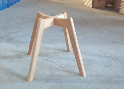 China Tulip Beech Wooden Chair Frame Impact Resistance With Clear Texture for sale