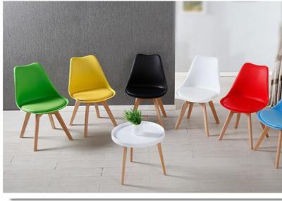 China Luxury Leisure PU Dining Chair Corrosion Resistant With Beech Wood for sale