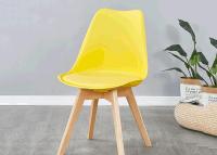 China Oasis Colored PU Dining Chair , Beech Wood Upholstered Dining Chair for sale