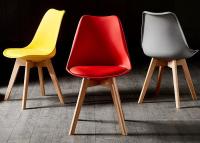 China No Deformation Wooden Leg Dining Chair for sale
