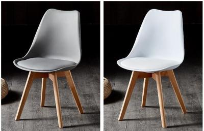 China Beech Wooden Leg Dining Chair , Solid Wood Dining Room Chairs for sale