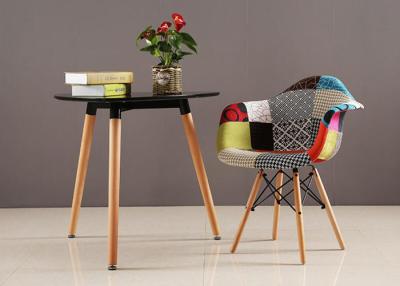 China Beech Leg Patchwork Dining Chair for sale