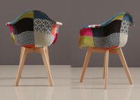 China European Design Patchwork Dining Chair for sale