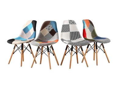 China Reusable Patchwork Dining Chair , Colorful Upholstered Dining Chairs for sale