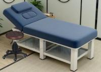 China PU Leather Massage Beauty Couch Portable , Wooden Massage Bed for sale