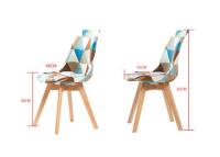 China Multifunctional Modern Contemporary Dining Room Chairs With Beech Wood Leg for sale