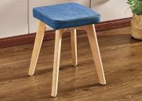 China European Style Makeup Vanity Chair , Smell Free Dressing Table Vanity Stool for sale