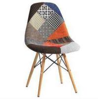 China Kitchen Eames Molded Plastic Side Chair With Beech Wood Legs for sale