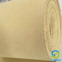 China Aramid 1313 Airslide Band Conveyer Canvas Belt Aerating Plate Fabric Fire Resistant for sale