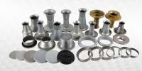 China Aluminum Venturi Carbon Venturi Spinning Venturi Stainless Steel Top Cap Galvanized Bottom Clamp for sale