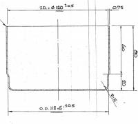 China 120x150mm 120x80mm Filter Cage Cup for sale